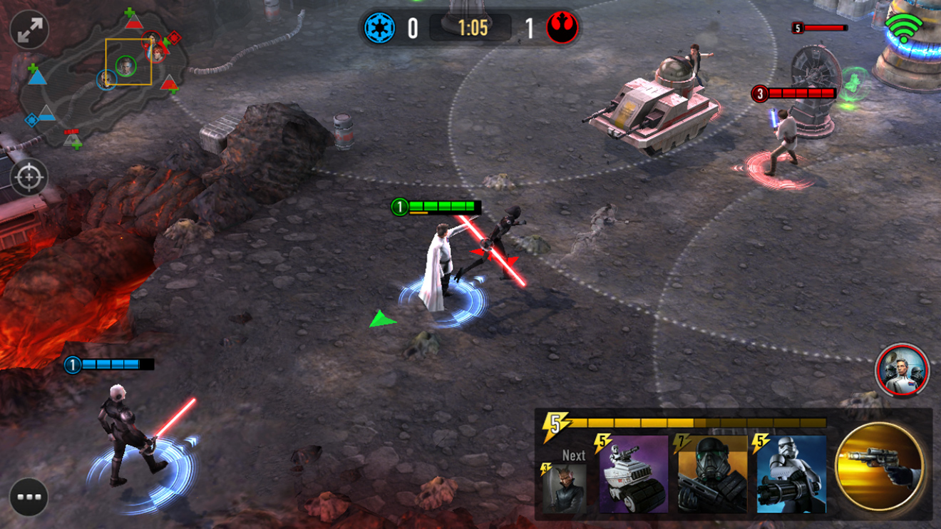 Star Wars: Force Arena, iOS ve Android için ücretsiz yayında - LOG