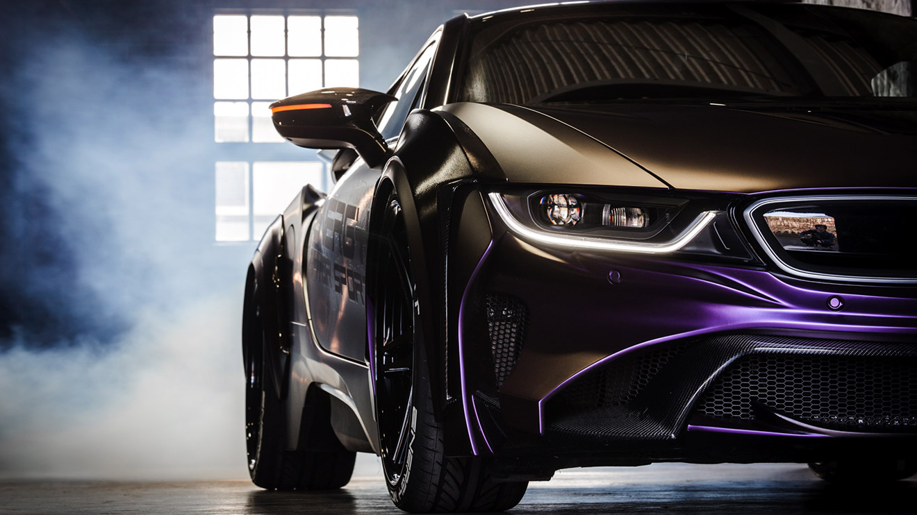 Batman'in yeni "otomobiliyle" tanışın: BMW i8 Evo Dark Knight Edition - LOG