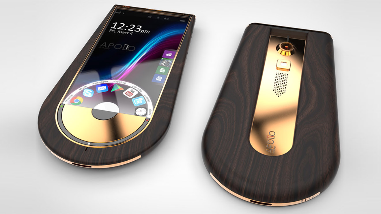 Ahşap gövdeli konsept telefon: APOLLO 1 - LOG