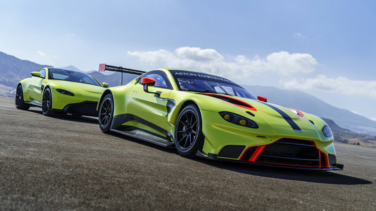 Yeni jenerasyonun dayan kl versiyonu kendisini gosterdi 2018 Aston Martin Vantage GTE LOG