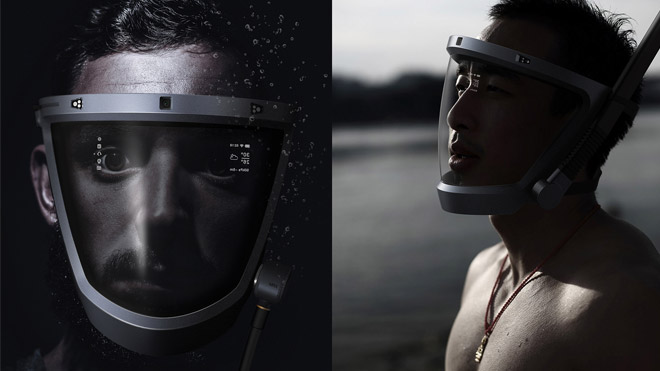 Artırılmış gerçeklik desteğiyle geleceğin dalış maskesi - LOG