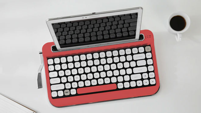Daktilo nostaljisi yaşatan mekanik klavye: Penna Red [Video] - LOG