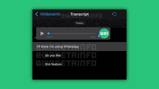 WhatsApp, sesli mesajlar için otomatik çeviri özelliği geliştiriyor - LOG WhatsApp, sesli mesajlar için otomatik çeviri özelliği geliştiriyor - LOG