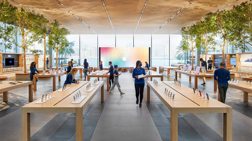 Yeni "Abu Dhabi" Apple Store için açılış öncesi fotoğraflar geldi - LOG