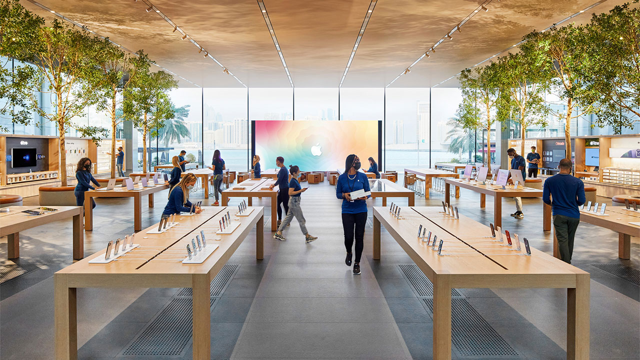 Yeni "Abu Dhabi" Apple Store için açılış öncesi fotoğraflar geldi - LOG