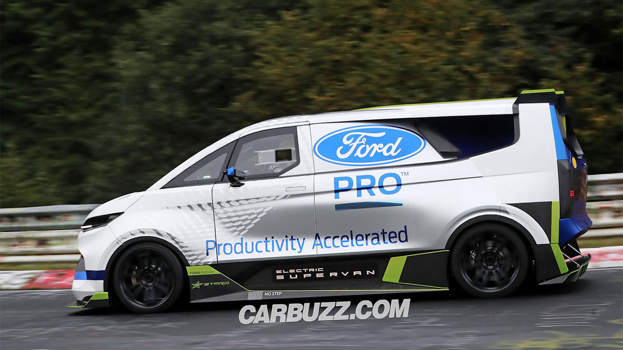 Levent Tuna imzalı Ford Pro Electric SuperVan Nordschleife'a çıktı