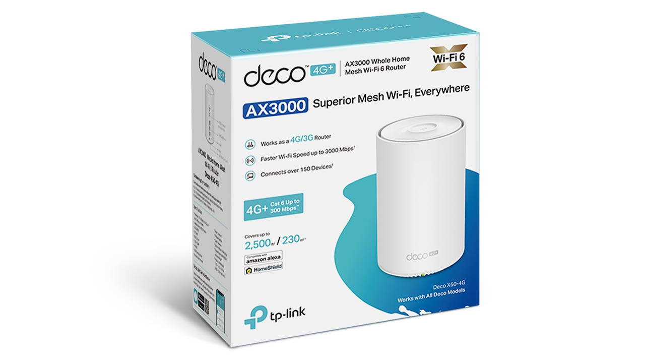 Wi-Fi 6 ve 4G destekli Mesh sistemi: TP-Link Deco X50-4G - LOG