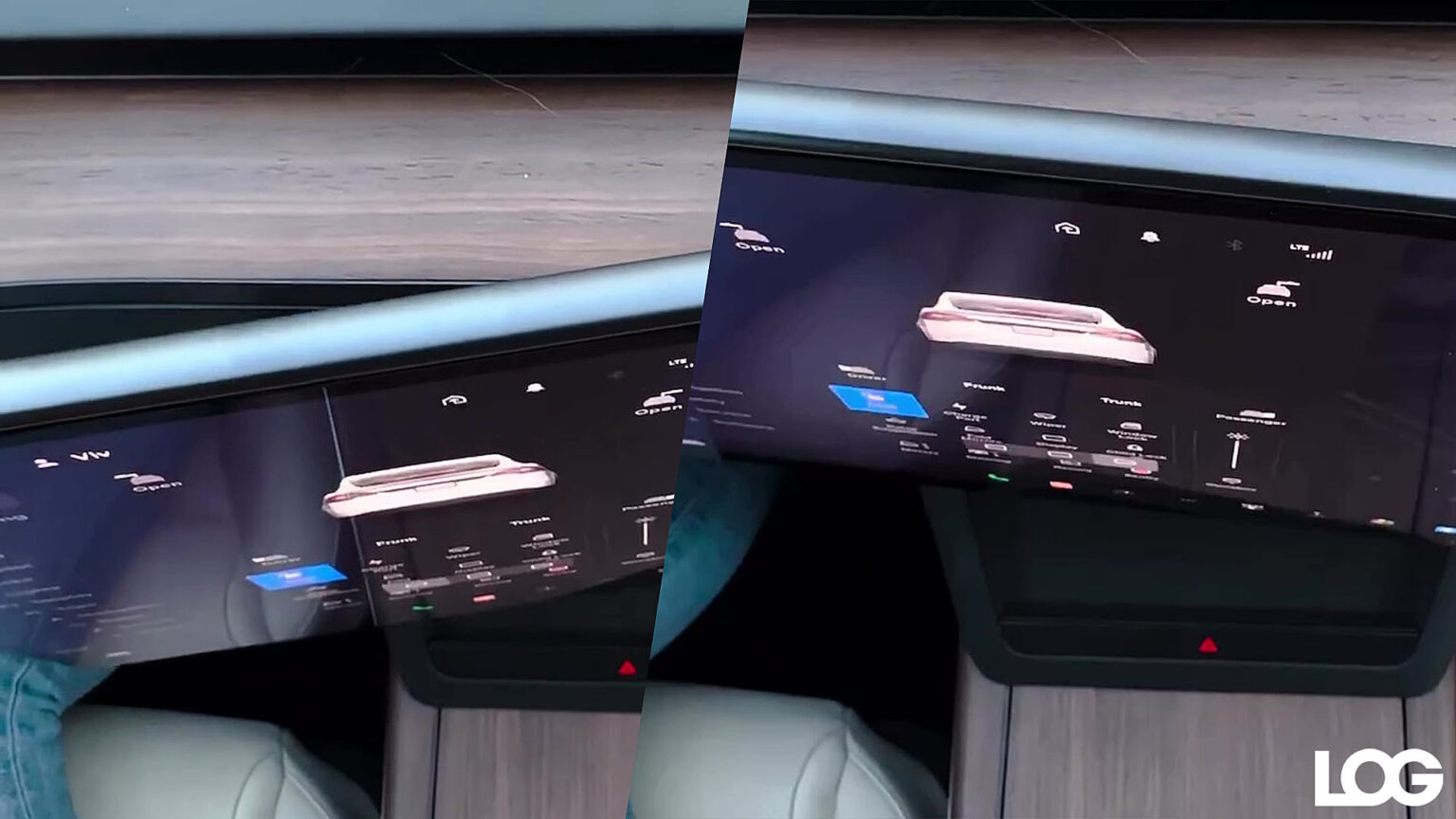 Yeni Tesla Model S ve Model X'e hareketli ekran konuldu [Video]