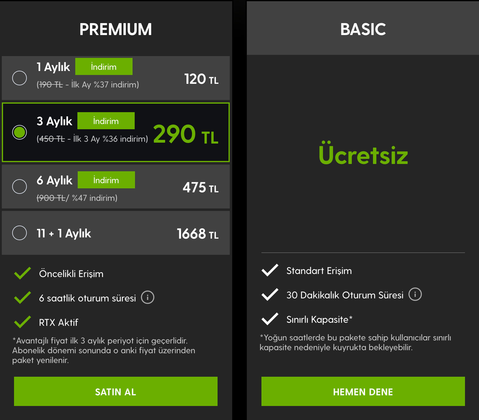 GeForce Now Türkiye (GAME+) paketlerine yaz indirimi yapıldı