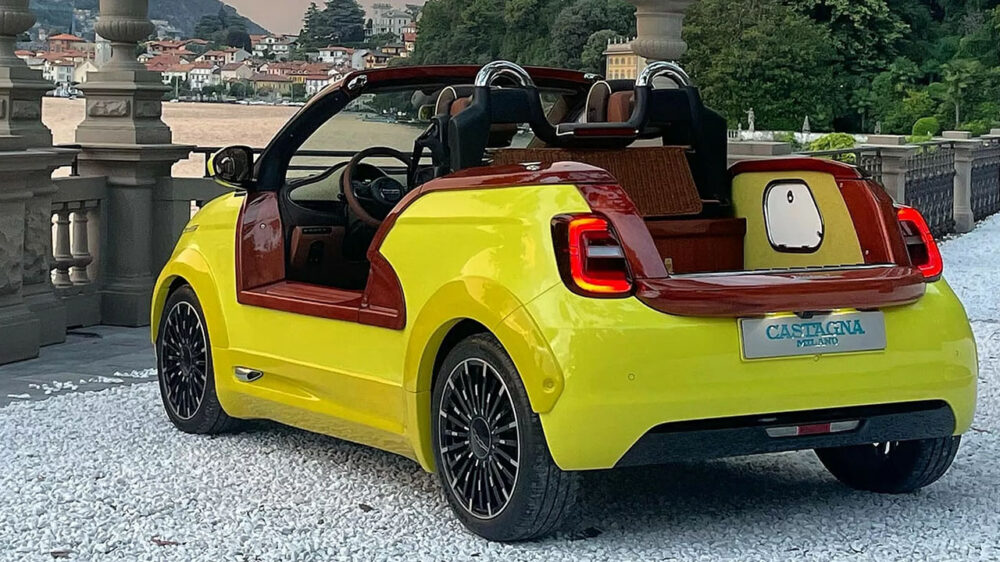 Castagna Milano'dan kapısız bir Fiat 500e Convertible geldi - LOG