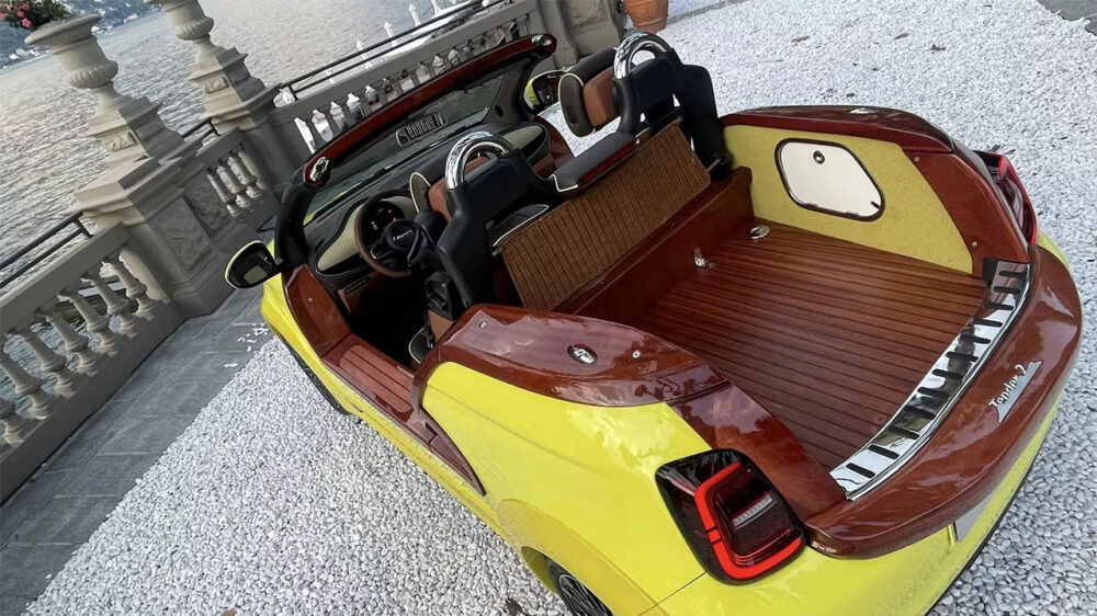 Castagna Milano'dan kapısız bir Fiat 500e Convertible geldi - LOG