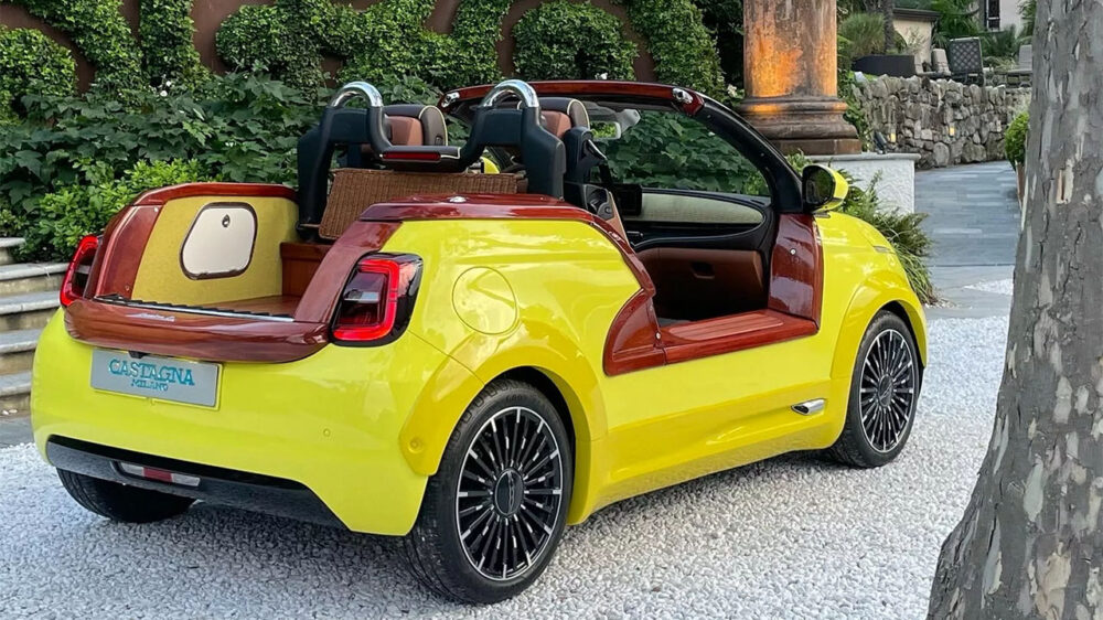 Castagna Milano'dan kapısız bir Fiat 500e Convertible geldi - LOG