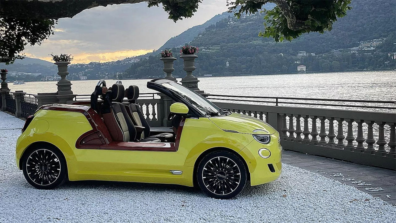 Castagna Milano'dan kapısız bir Fiat 500e Convertible geldi - LOG