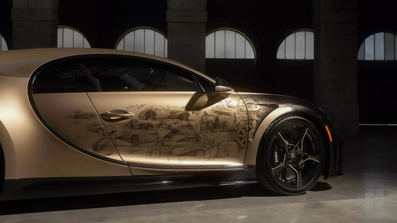 Bugatti Chiron Super Sport Golden Era görücüye çıkarıldı - LOG