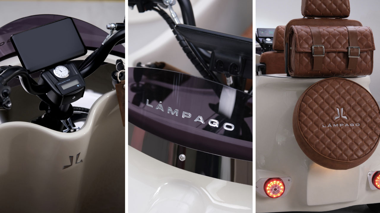 Türkiye merkezli Lampago'dan retro tasarımlı" trike motosiklet"
