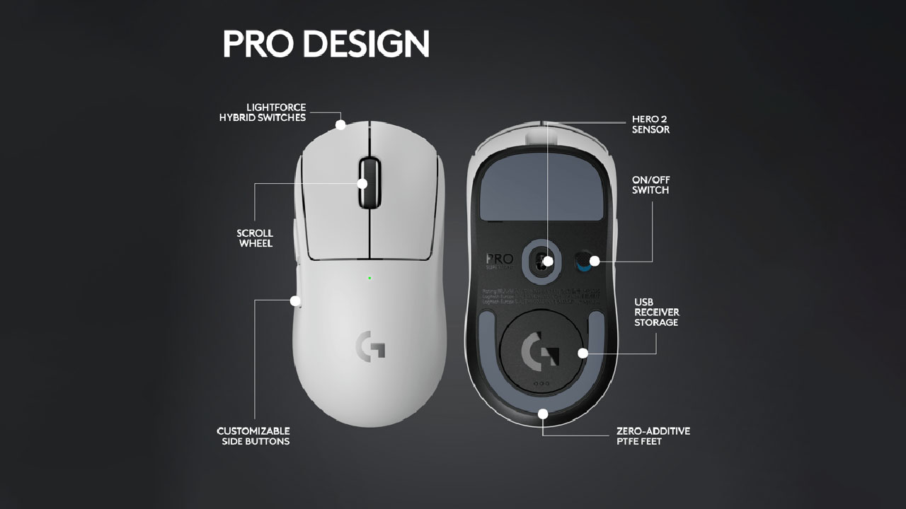 Üst seviye oyuncu faresi Logitech G Pro X Superlight 2 sızdırıldı
