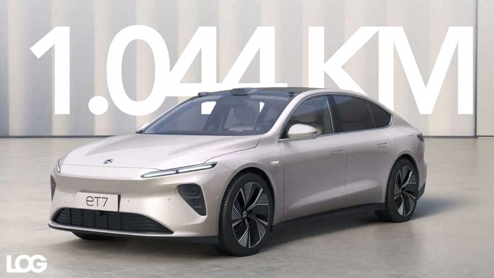 Nio ET7 ve 150 kWh bataryası ile tek seferde 1.044 km yol yapıldı