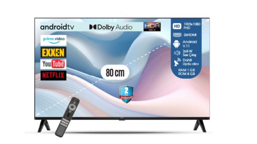 TCL 32S5400A televizyon için BİM fırsatı [10 Kasım 2023] - LOG
