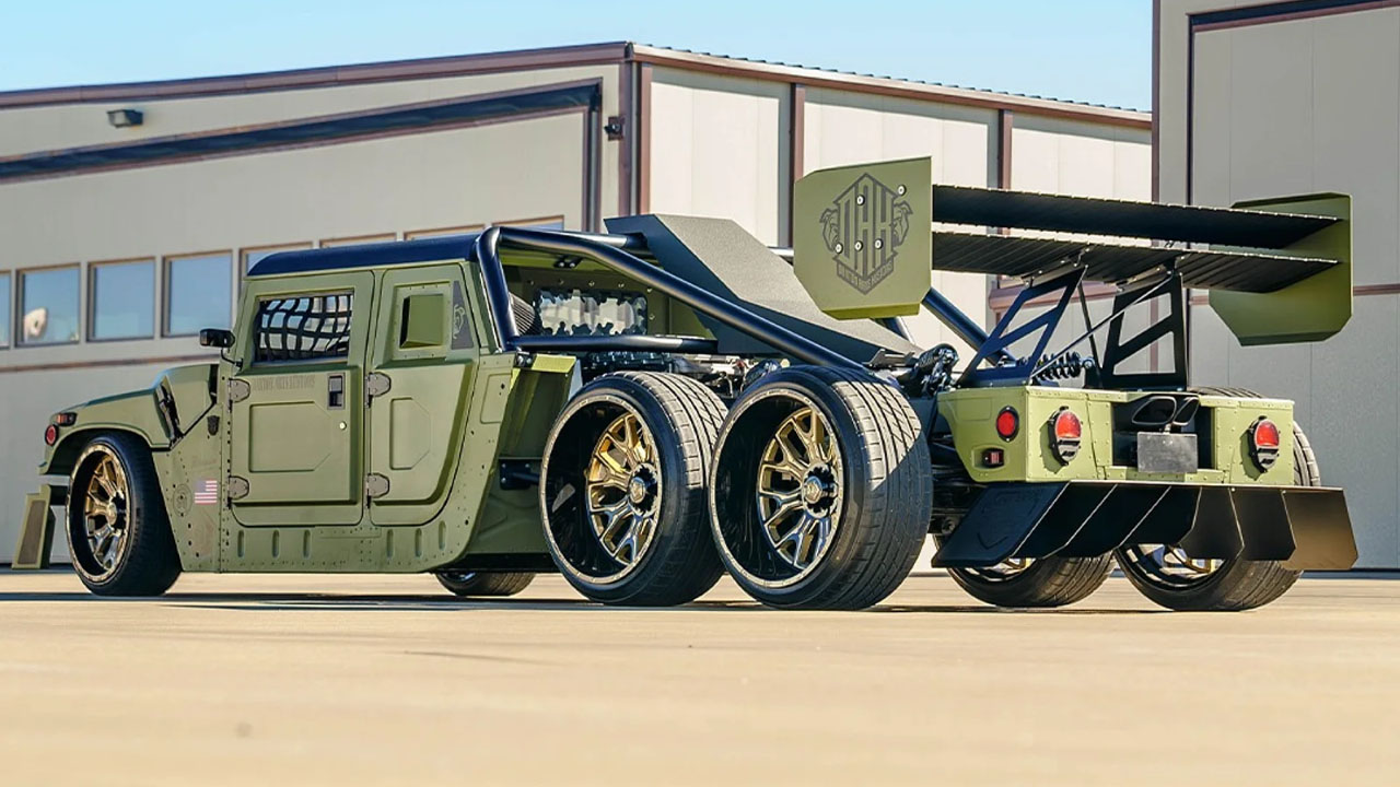 İnanılmaz bir V8 motorlu 6x6 Humvee modeli üretildi - LOG