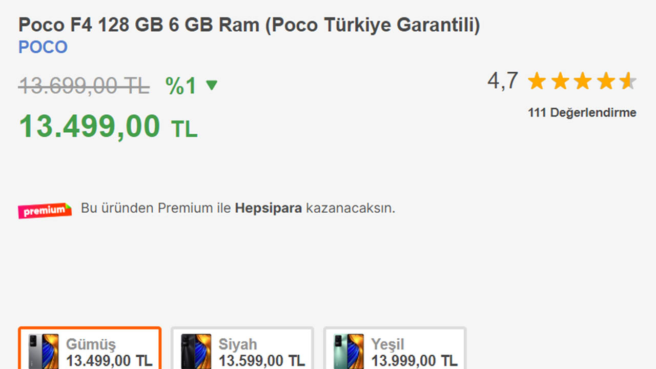 POCO F4 için fiyat avantajı [Şubat 2024] - LOG