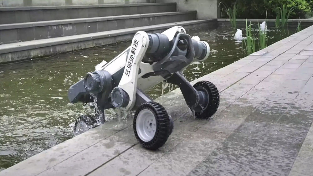 Arazi canavarı robot köpek için yeni sürüm geldi: "Lynx M20" - LOG