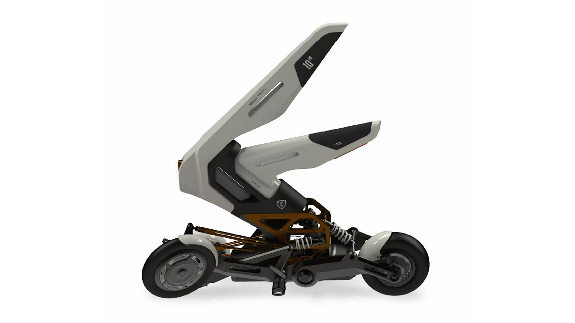 Modüler üç tekerlekli motosiklet RDS Raptor görücüye çıkarıldı
